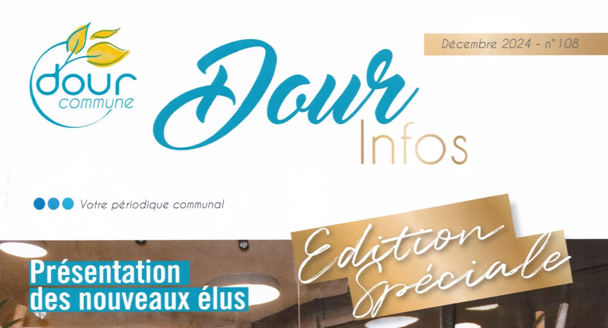DOUR INFOS - Édition N° 108 du mois de décembre 2024 - Dour Centre-Ville